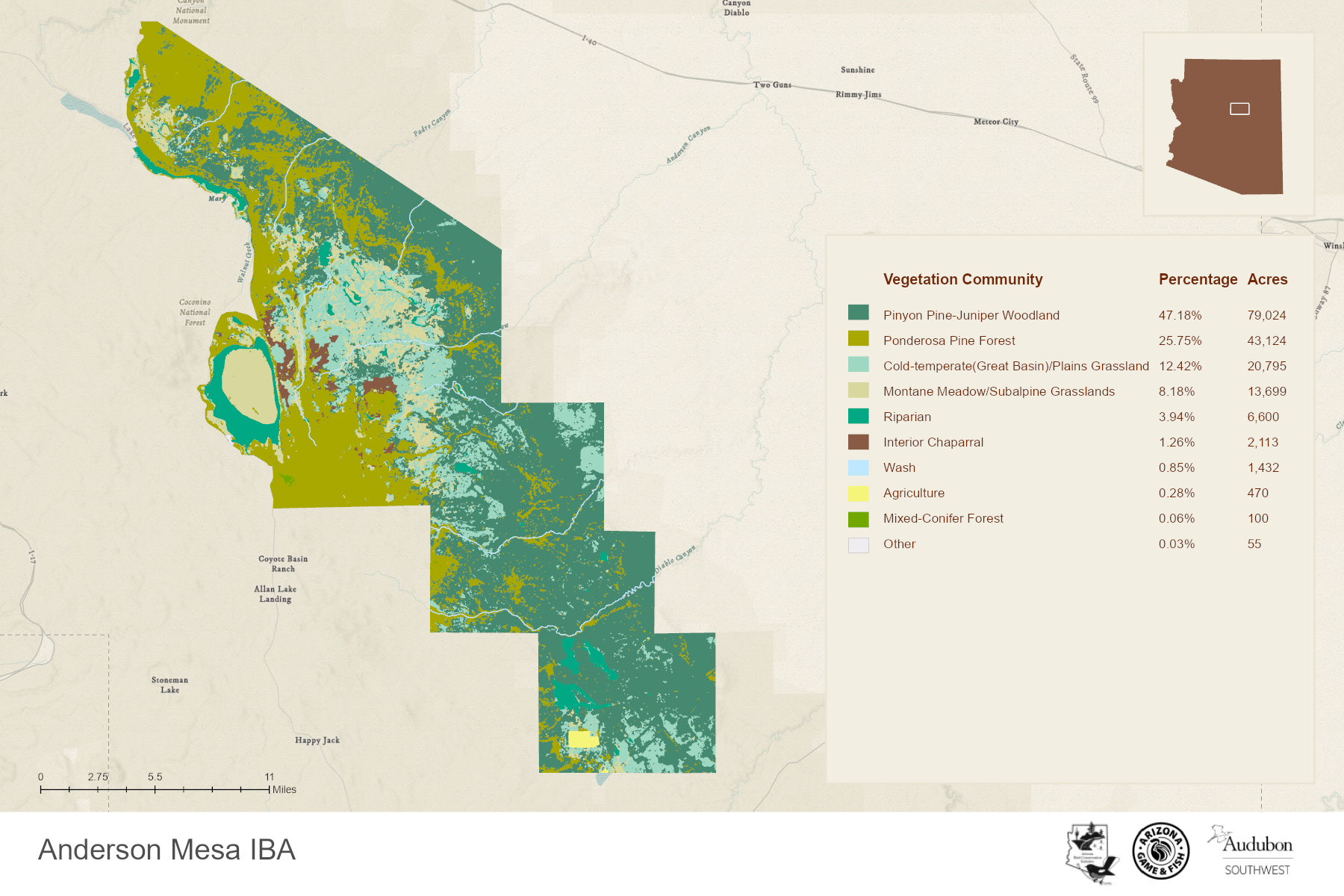 Anderson Mesa IBA ☼ - Arizona Important Bird Areas Program